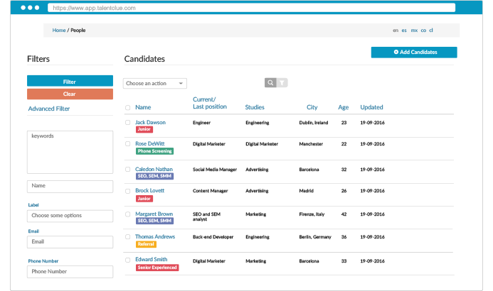 Talent Pool: Take full advantage of the information